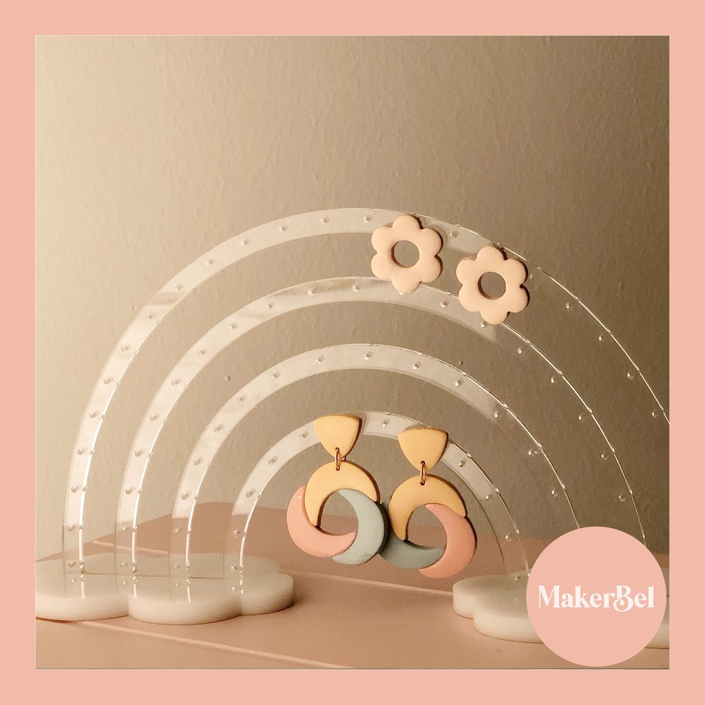 Rainbow Earring Holder | Display Stand | Shopee Malaysia