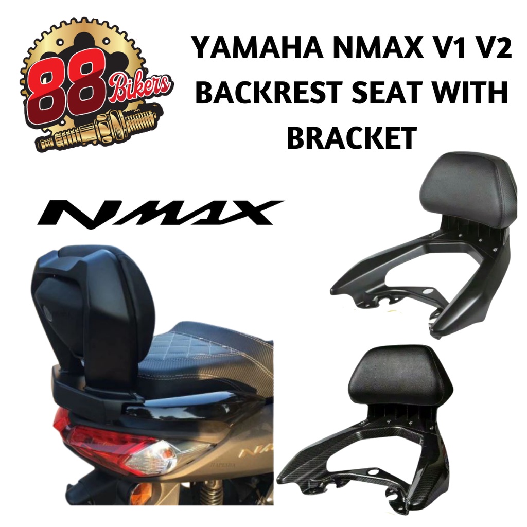 YAMAHA NMAX V1 V2 REAR BACK SEAT WITH BRACKET BACKREST | Shopee Malaysia