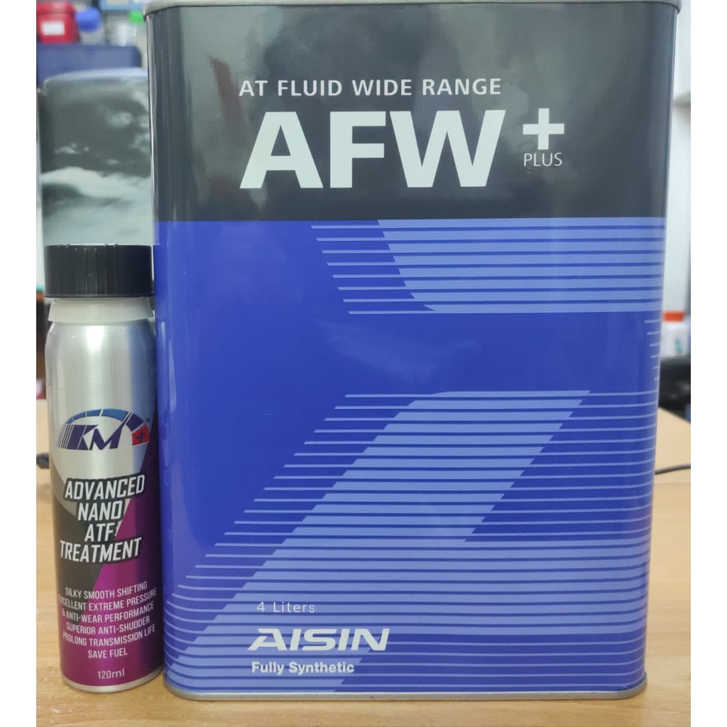 (VALUE COMBO SET)AISIN Fully Synthetic ATF AFW+ Automatic Transmission ...