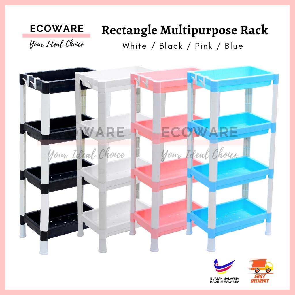 Multipurpose Storage Rack 2/3/4 Tiers/ Rak Barang Serbaguna / Rak ...