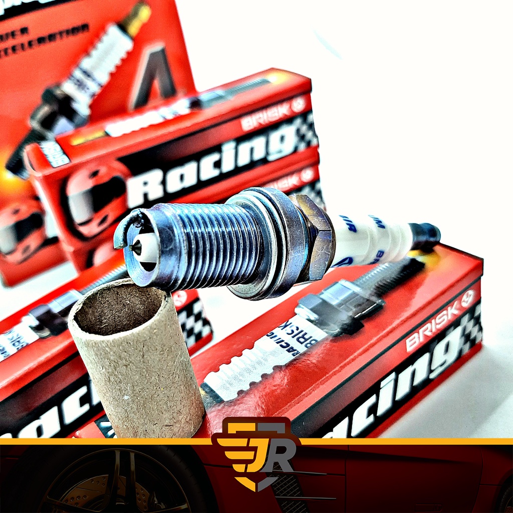 Brisk Iridium Racing Spark Plug RS4 A6 A7 A8 R8 Move Colt Mirage Silvia ...