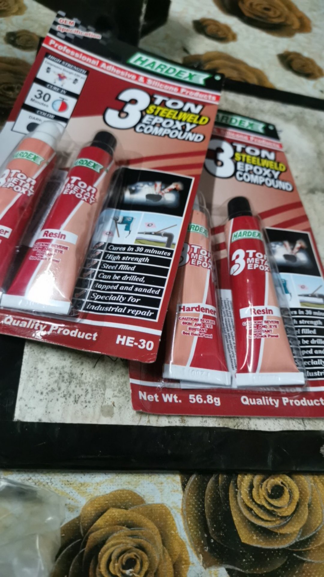 HE-30 Hardex Gam Gum 3 Ton Steelweld Epoxy Compound | Shopee Malaysia