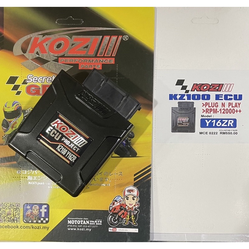 KOZI KZR Y16 Y16ZR RACING ECU (RMP- 12000++) PNP | Shopee Malaysia