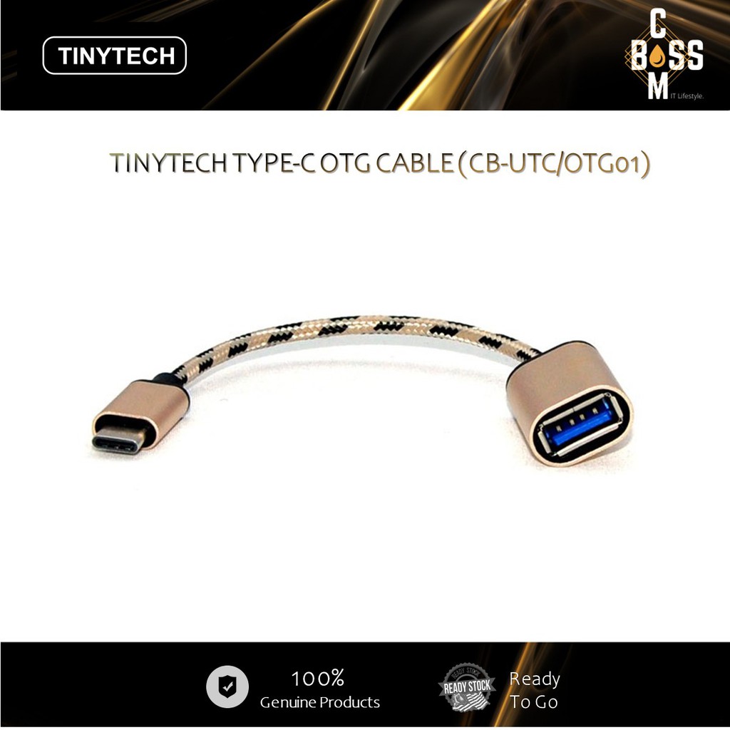 TINYTECH TYPE-C OTG CABLE (CB-UTC/OTG01) | Shopee Malaysia
