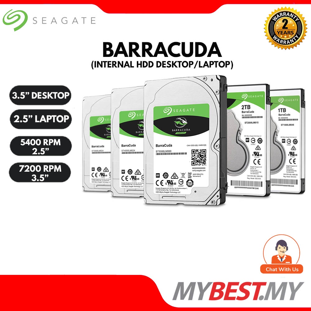 Seagate Barracuda 1TB / 2TB 3.5" HDD INTERNAL COMPUTER | Shopee Malaysia
