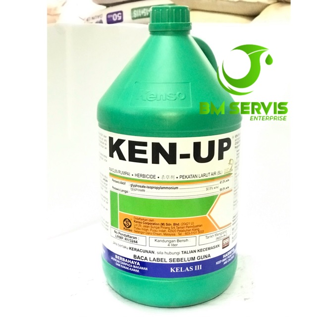 Herbicide / Racun Rumpai Ken-up (4L) | Shopee Malaysia