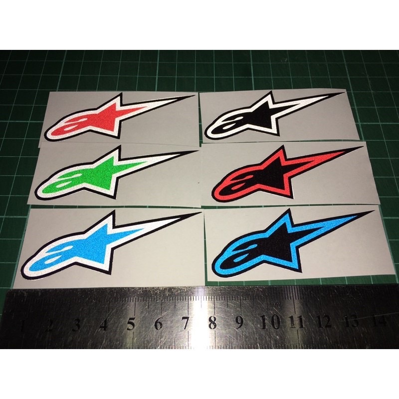 Alpinestar logo sticker reflective | Shopee Malaysia