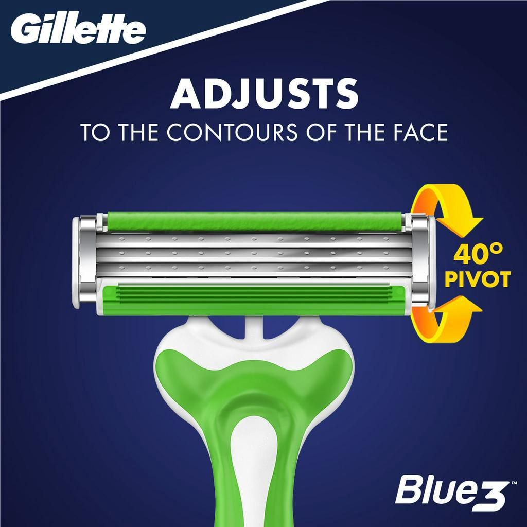 Gillette Blue 3 Sensitive Disposable Razors (4’s)