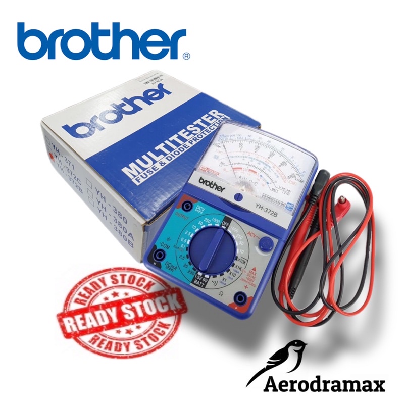 BROTHER MULTITESTER YH-372B multimeter Fuse & Diode Protection | Shopee ...
