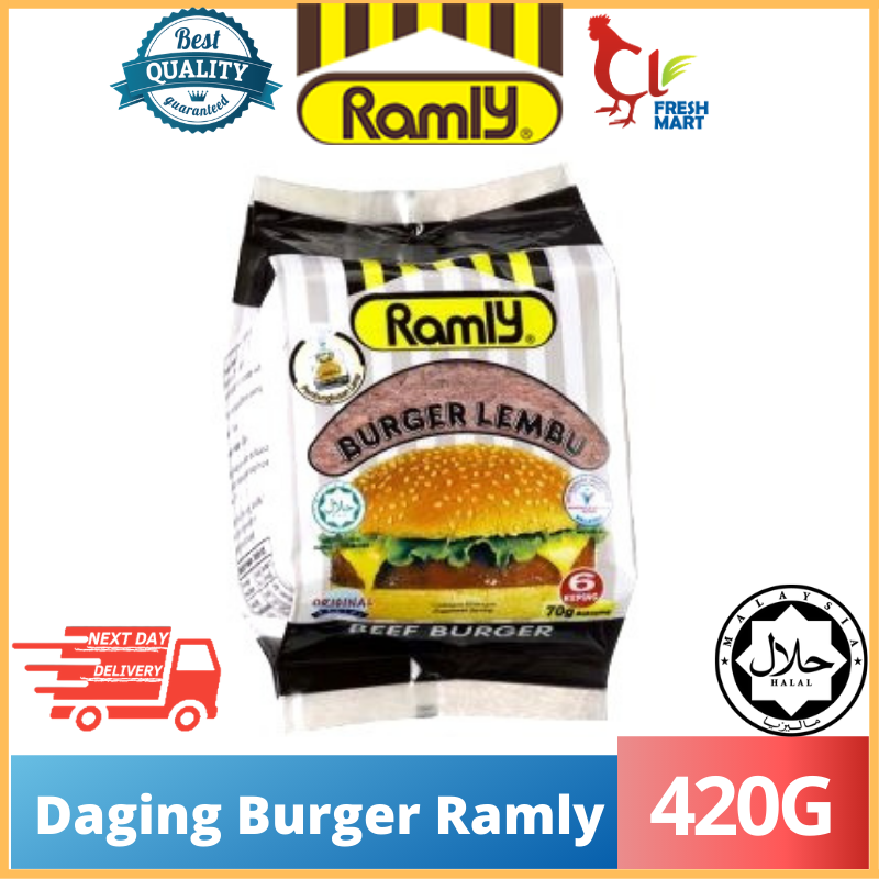 Original Daging Burger Ramly (420g) 70g/6pcs | Shopee Malaysia