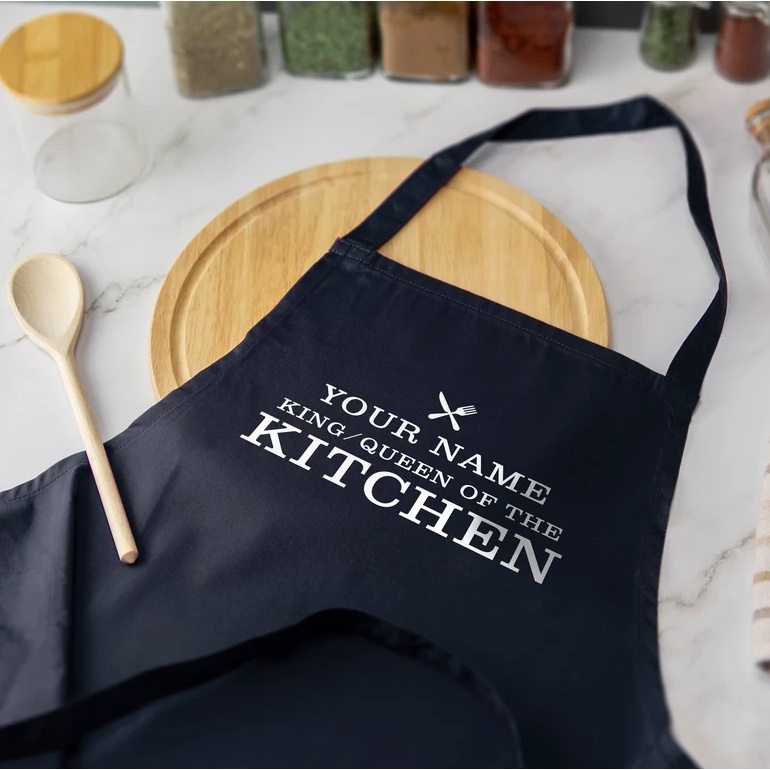 Apron Kitchen Cotton Apron Hang Neck Apron Printing Logo Apron Custom ...