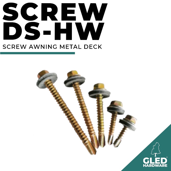 METAL SCREW | SCREW FOR ROOFING | SKRU ATAP | SKRU BESI | BOX | Shopee ...