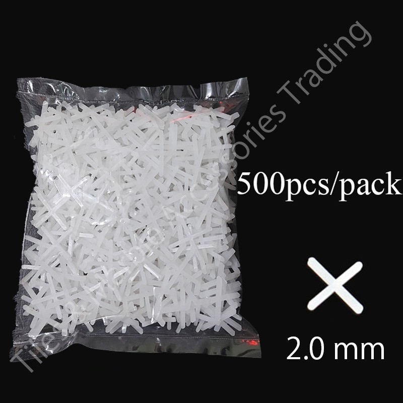 ±500pcs/pack 1.5mm,2mm,3mm,4mm,5mm,Extra Long2mm Cross Tile Spacer ...