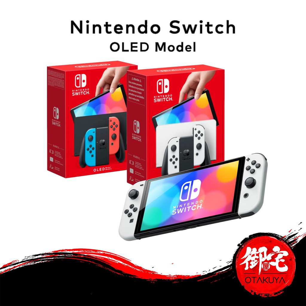 Pre Order All New Nintendo Switch Oled Model Console Set 1 Year