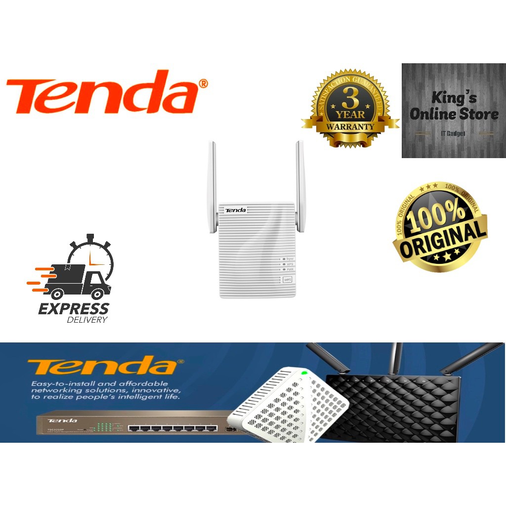 Tenda A18 AC1200 Dual Band Wifi Repeater | Shopee Malaysia