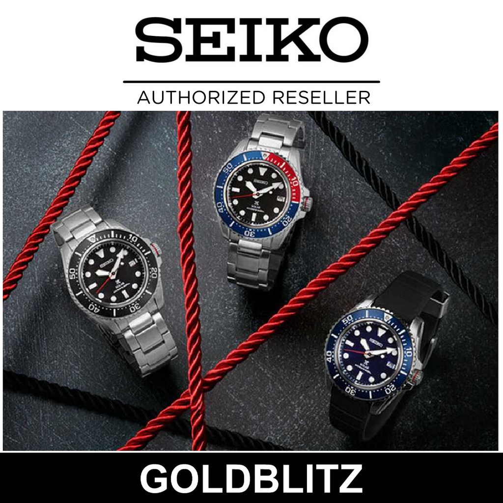 Seiko SNE589P1 SNE591P1 SNE593P1 Solar Prospex Divers 200M Sapphire ...