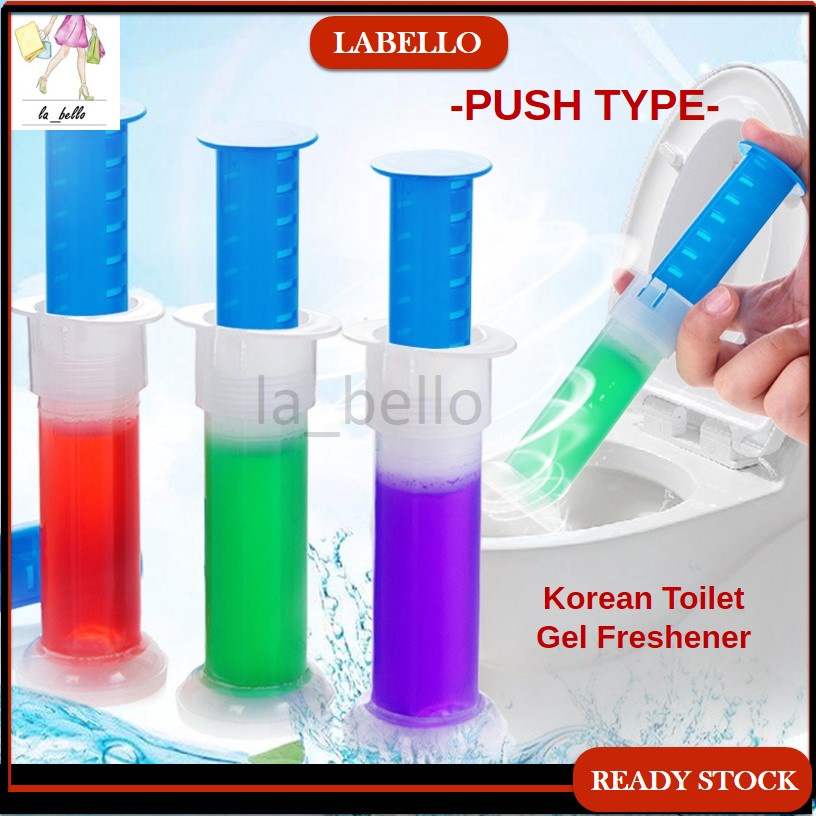 Korean Toilet Gel Freshener Magic Push Type Scented Wash Basin Cleaner ...
