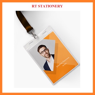 East File PVC Name Tag / Name Badge / ID Tag/ Transparent ID Name Tag ...