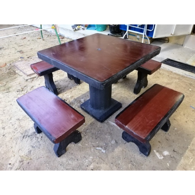 SET KERUSI MEJA BATU MURAH | Shopee Malaysia