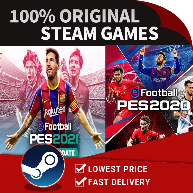 Efootball pes 2021 and efootball pes 2020 original steam account with ...