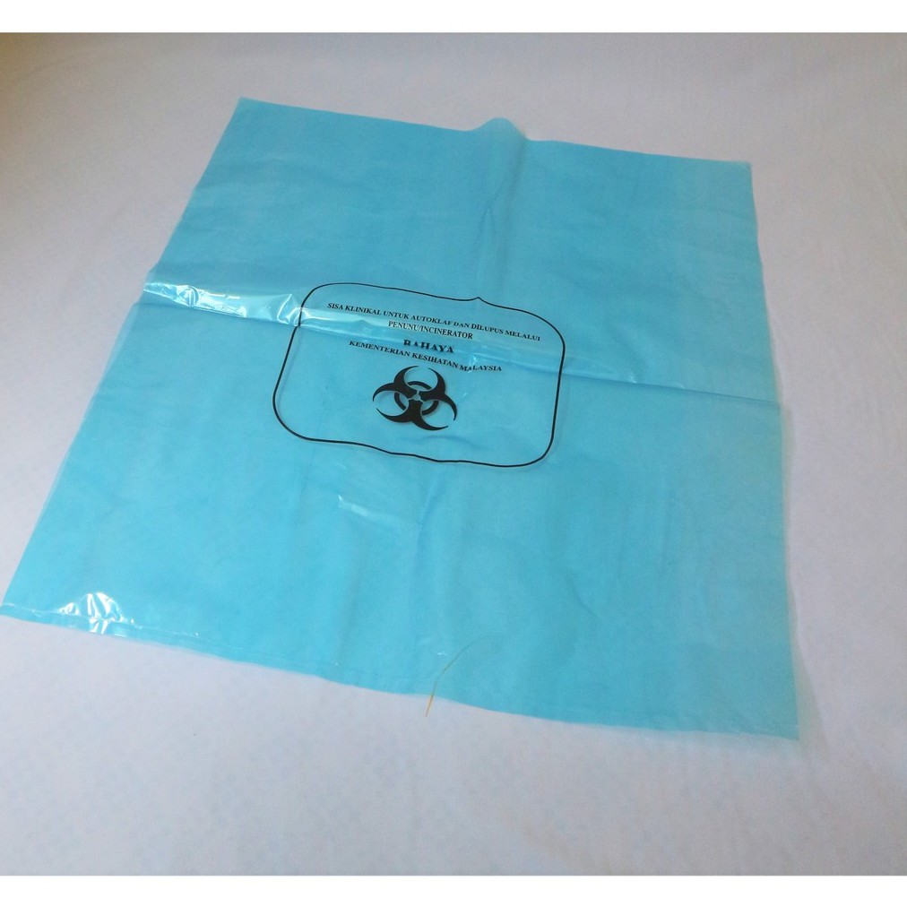 Biohazard Blue Plastic Bag 30 Litres (10 pcs) | Shopee Malaysia