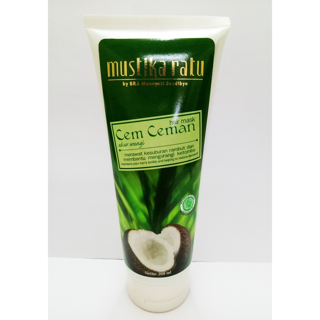 MUSTIKA RATU CEM CEMAN HAIR MASK 200ml | Shopee Malaysia