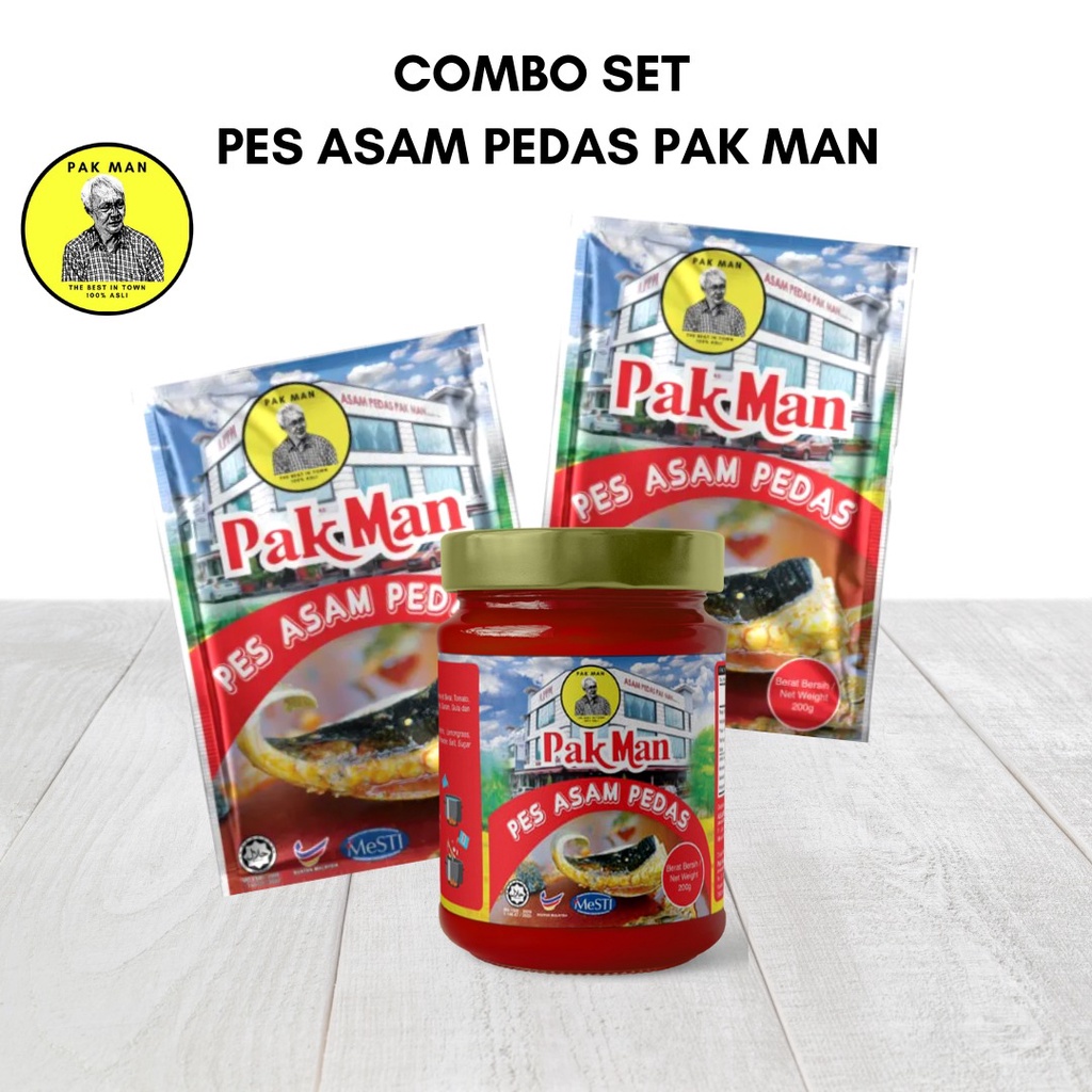 PES ASAM PEDAS PAK MAN COMBO SET | Shopee Malaysia