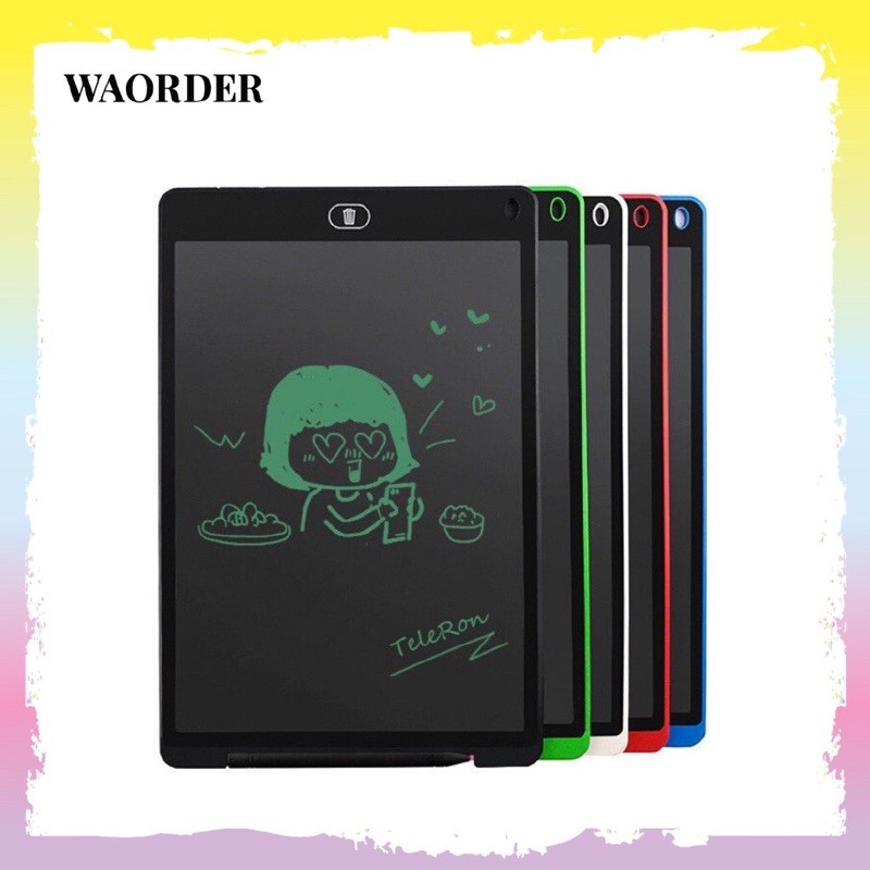 READYSTOCK 8.5 / 12 Inch Early Learning LCD Writing Tablet Notepad Memo ...