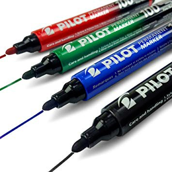 PILOT 100 PERMANENT MARKER - FINE/BULLET (PER PCS) | Shopee Malaysia