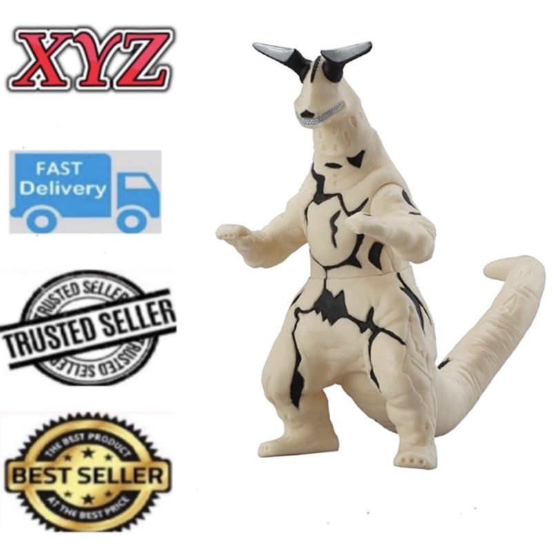 Ultraman Kaiju Monster ELEKING Sofubi Toy Figure Original Bandai (100% ...