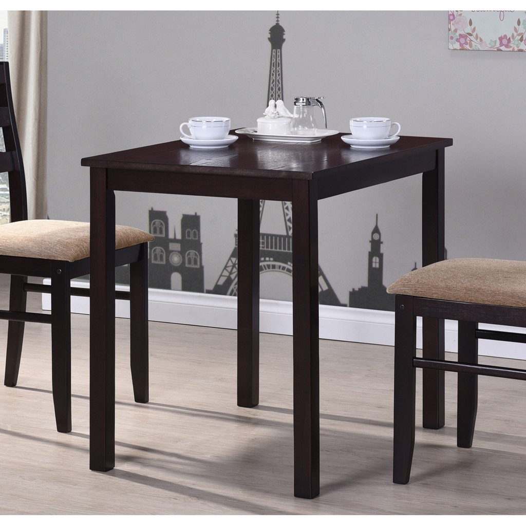 MARTY 2 SEATER WOODEN TABLE SIZE 80 X 60 CM | Shopee Malaysia