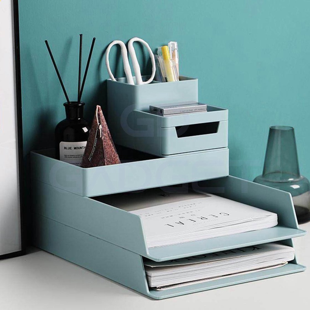 GD Storage Box / Paper File Rack / Desktop Organizer / Stationary Box ...