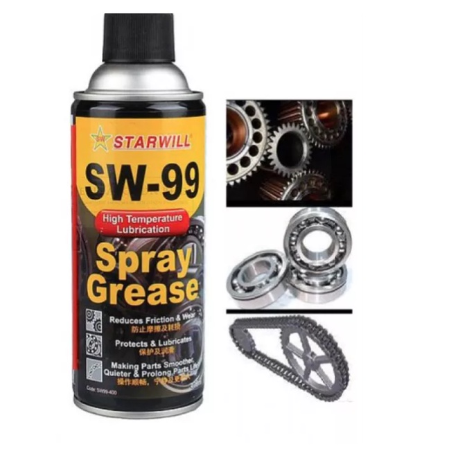 STARWILL SW-99 SPRAY GREASE-400ml | Shopee Malaysia