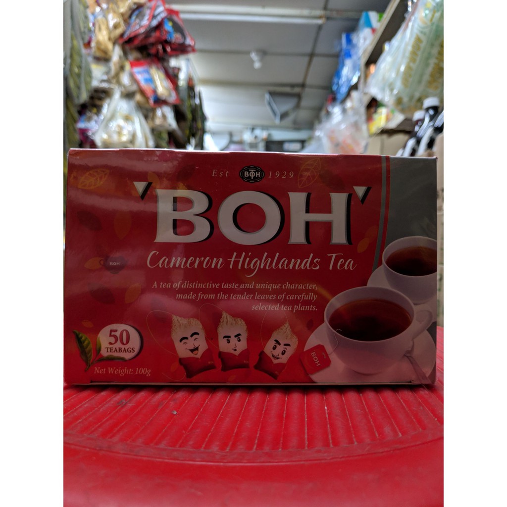Boh Cameron Highlands Tea 100g (50 teabags) | Shopee Malaysia