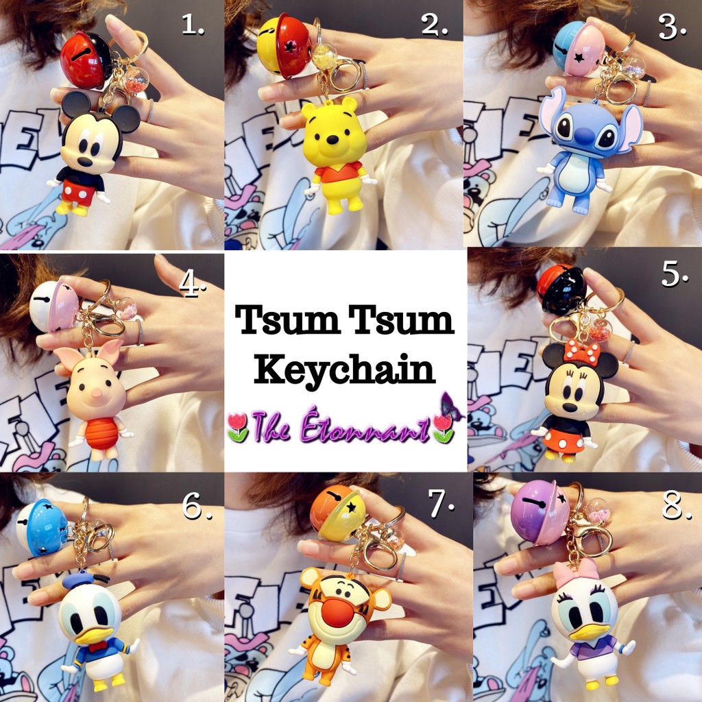 Tsum Tsum Cartoon Keychain (READY STOCK) | Shopee Malaysia