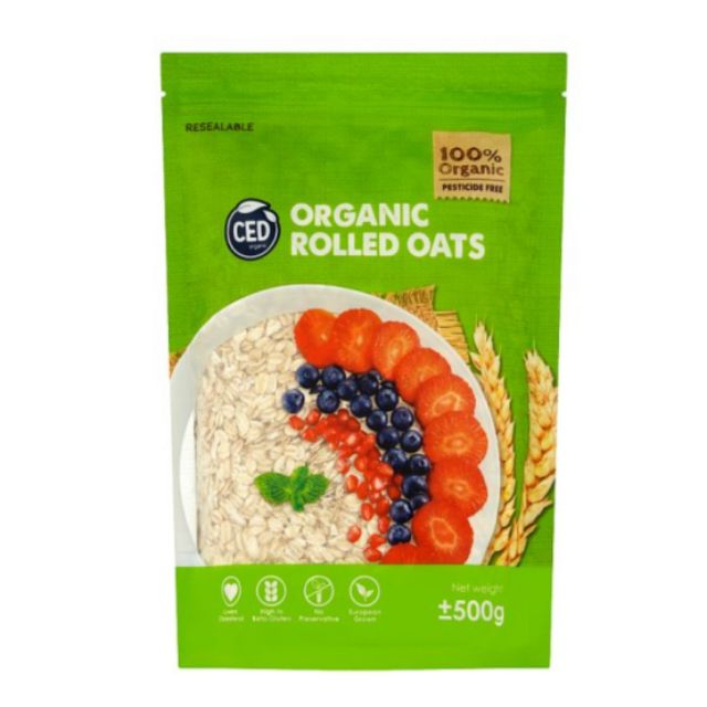 CED Organic Rolled Oat/ Instant Oat 500g | Shopee Malaysia CED Organic Rolled Oat/ Instant Oat 500g | Shopee Malaysia