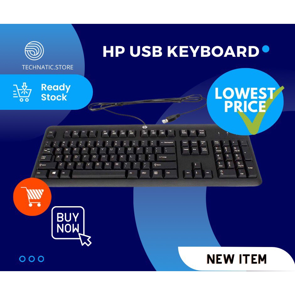 KEYBOARD : HP USB Keyboard | Shopee Malaysia