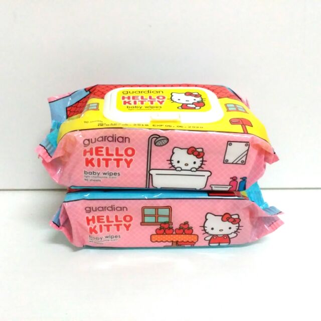 Hello Kitty baby wipes light chamomile scent | Shopee Malaysia