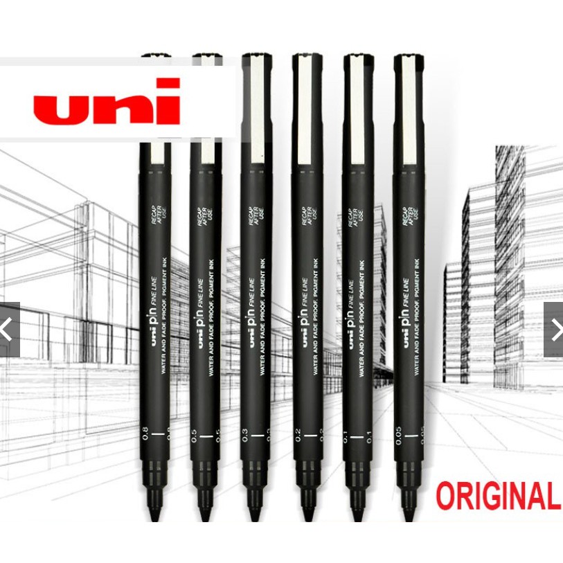 Original Uni Pin Fine Line Drawing Pen (Ready Stock) | Shopee Malaysia