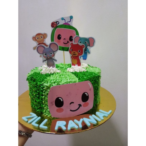 cocomelon kek topper /topper harijadi/ birthday party / topper kek ...