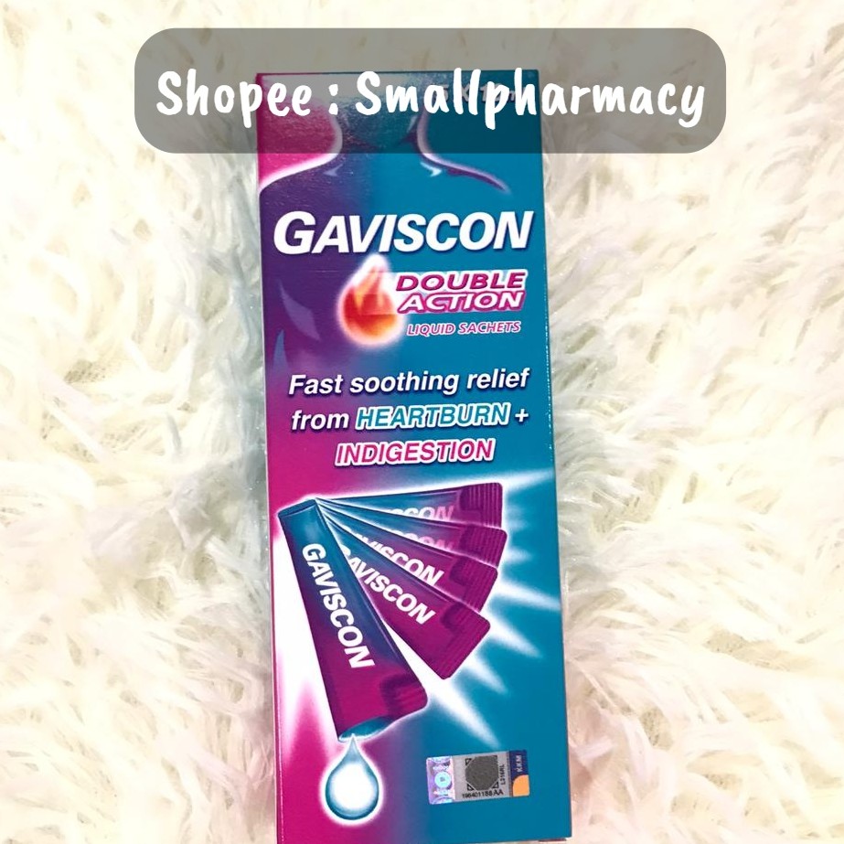 Gaviscon Double Action Liquid Sachets 10ml X 5s 984452 Fast Relief