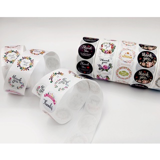 Ez Store 500pcs Thank You Sticker Thank You Label Gift Sealing Stickers ...