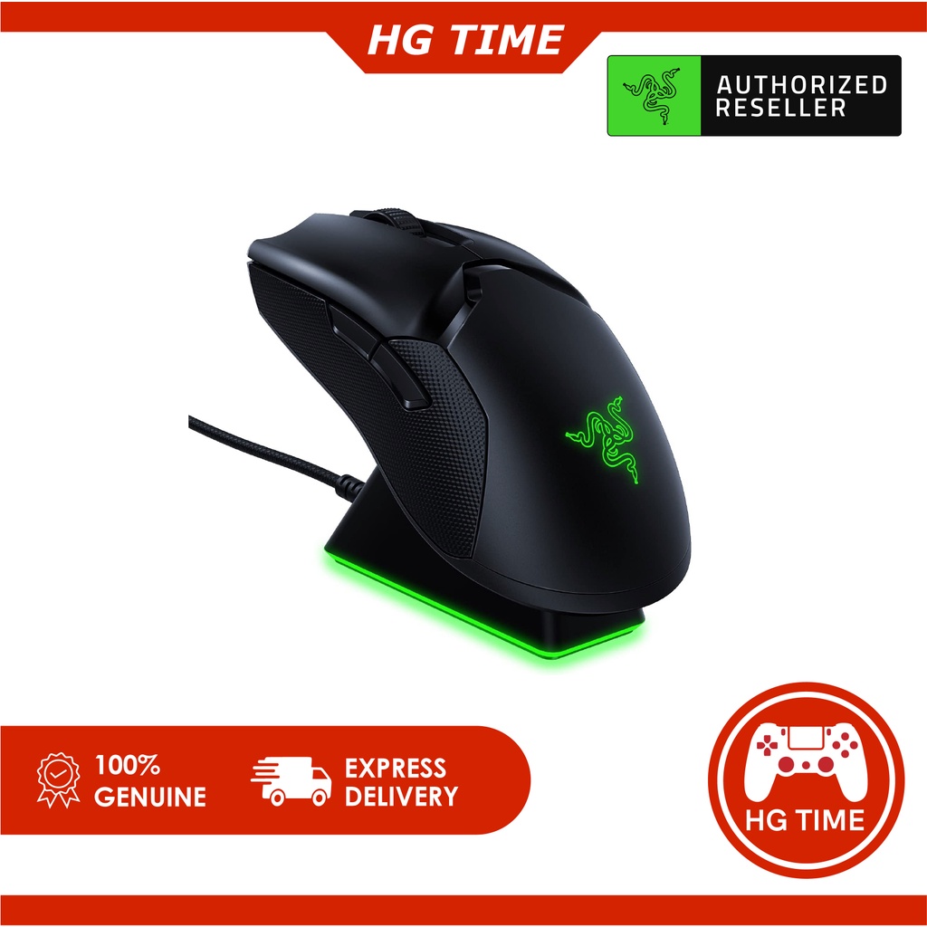 Razer Viper Ultimate Wireless Gaming Mouse with Charging Dock Standard ...