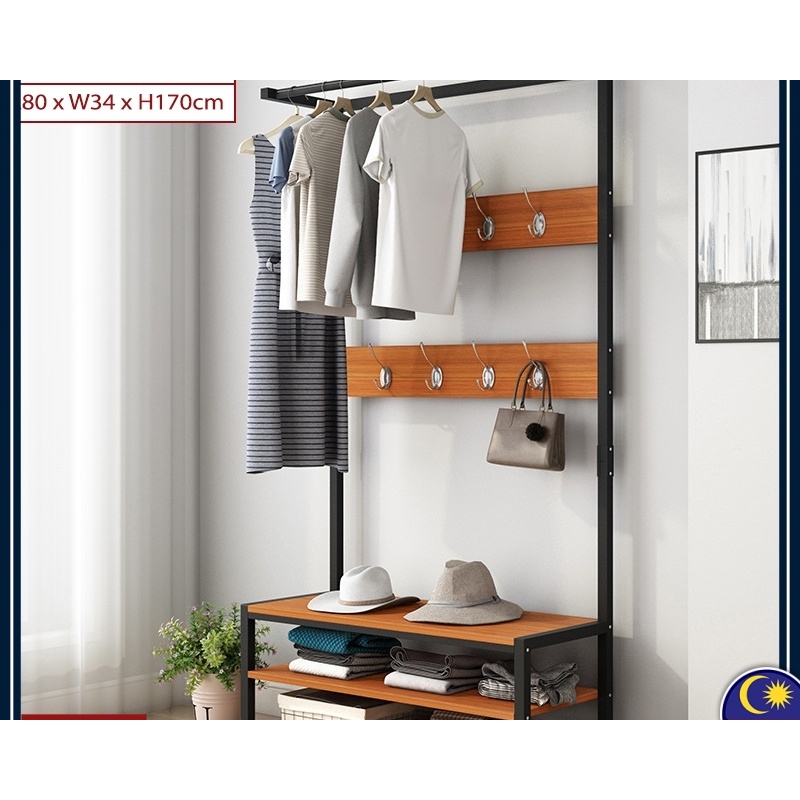 Fashion Cloth Wardrobe Cabinet Cloth Storage Cabinet Hat Bag Rack ...