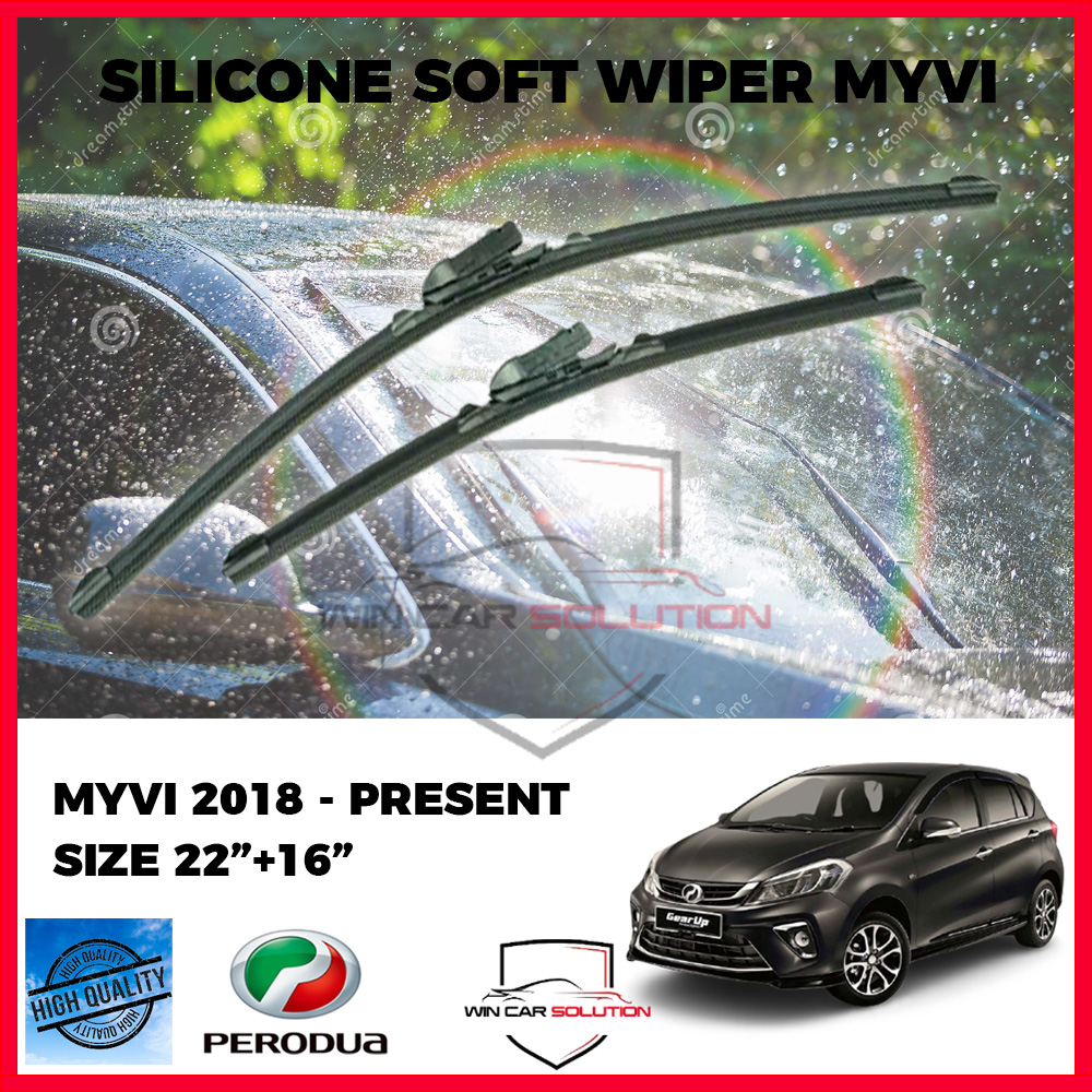 Japan Silicone Car Wiper For Perodua Myvi New (2018-2021) | Shopee Malaysia