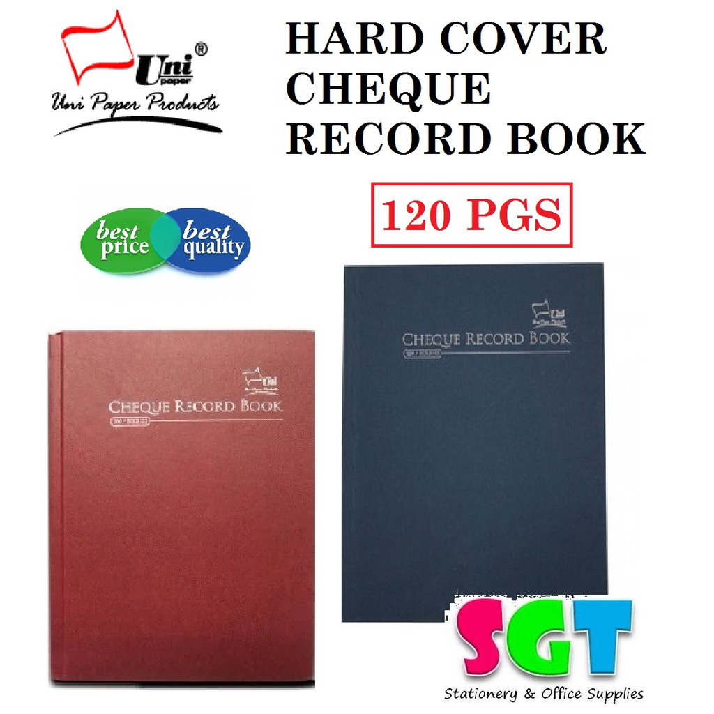 UNI PAPER Cheque Record Book 120pgs | Shopee Malaysia