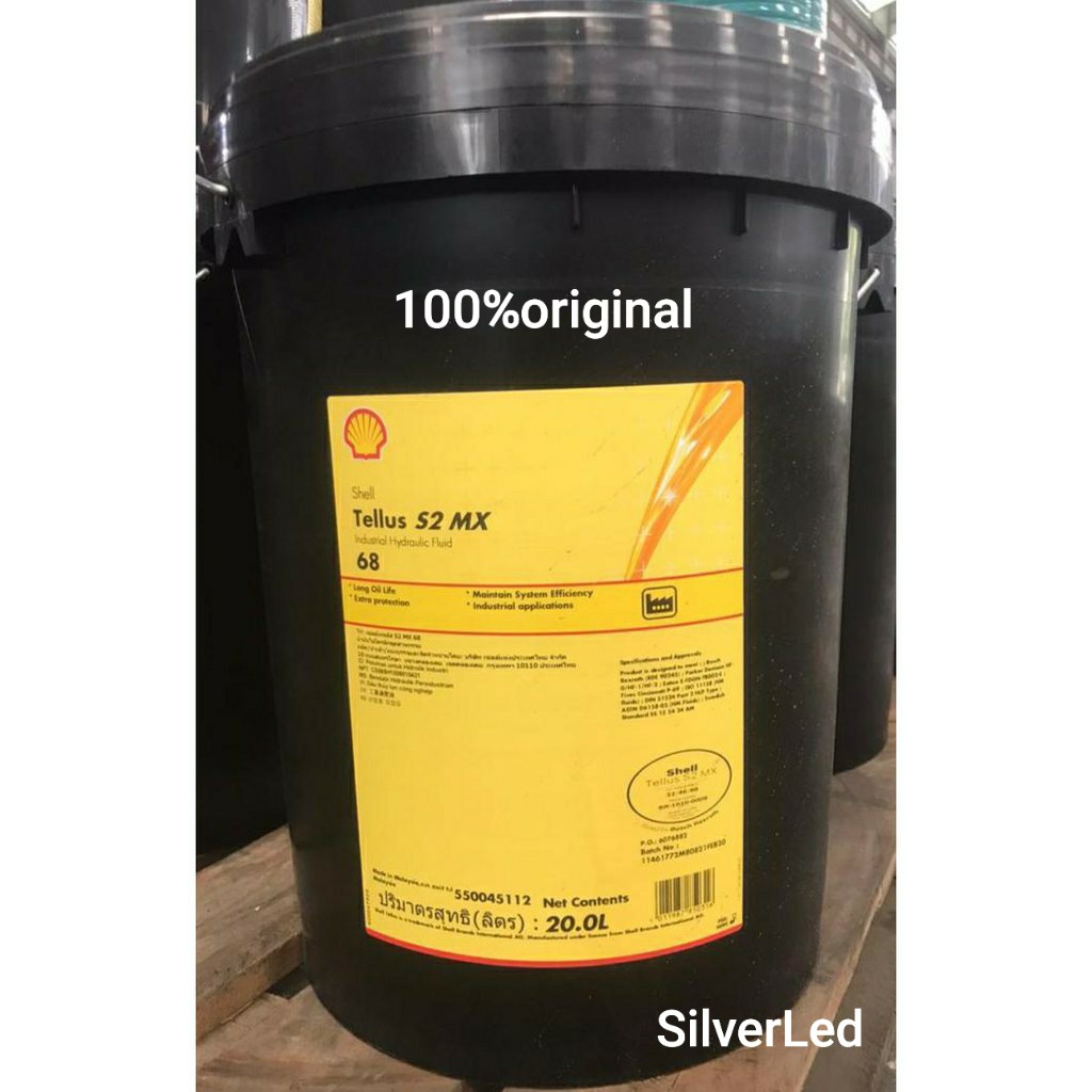 SHELL Tellus S2 MX 68 Industrial Hydraulic Fluid 20L | Shopee Malaysia