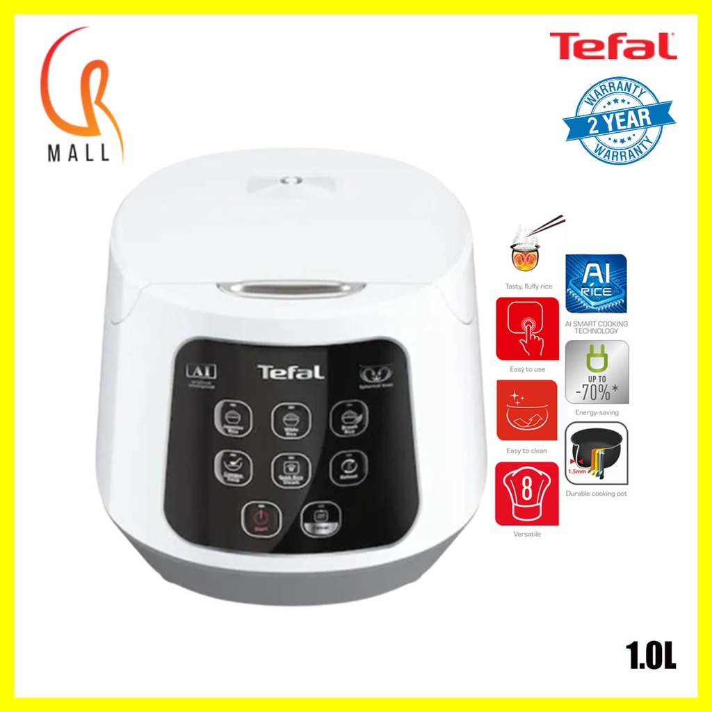 TEFAL 1.0L RK7301 EASY COMPACT RICE COOKER | Shopee Malaysia