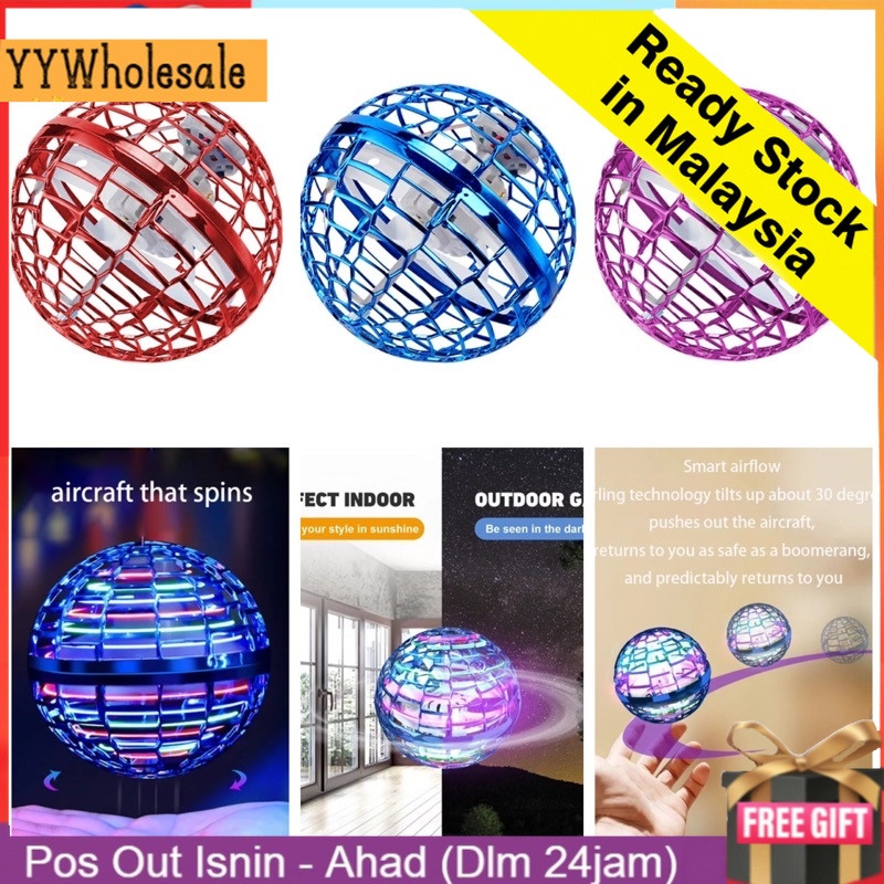 YYWHOLESALE UFO Fly Nova Pro Flying Ball Spinner Toy Hand Controlled ...