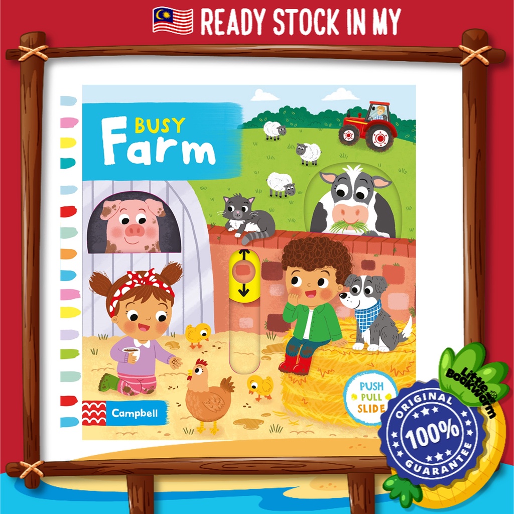 [100% original] Busy Farm (Campbell Busy Book Series) | Shopee Malaysia